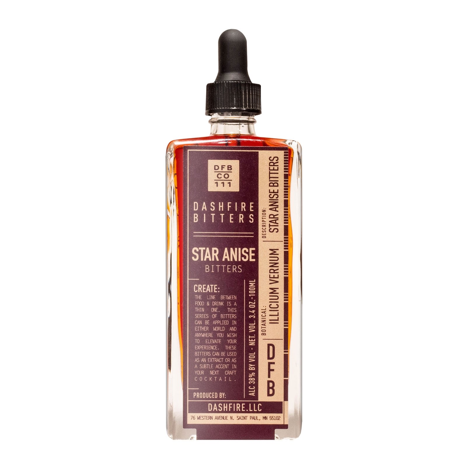 BITTER STAR ANISE AROMATIC 0.1L 38% DASHFIRE | etastore.ro